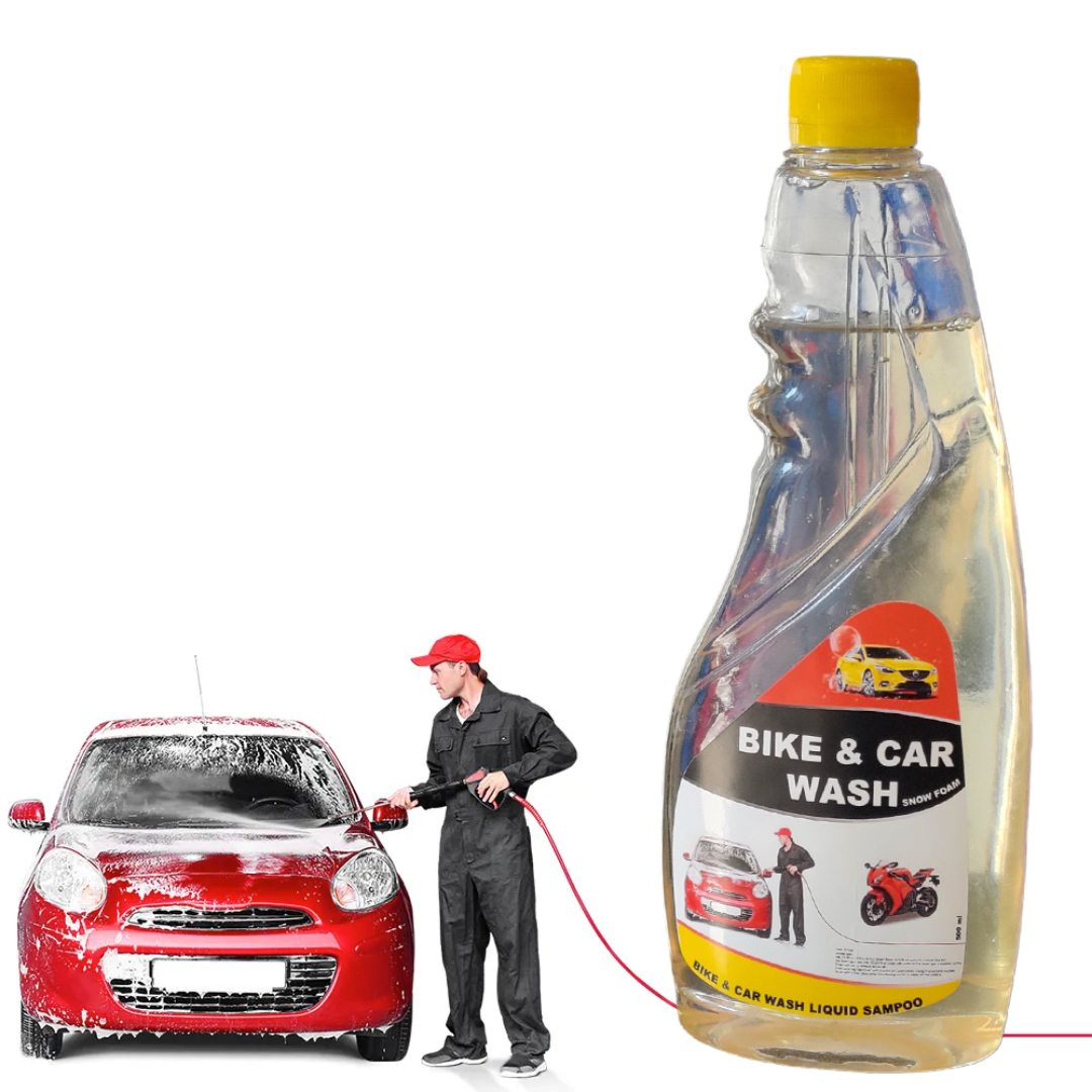 Bike And Car Wash Liquid Shampoo 500ML | Non Toxic Multipurpose Vehicle ...